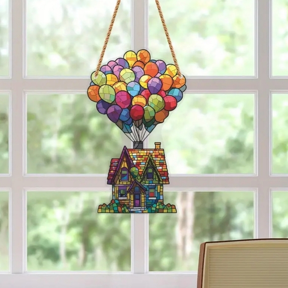 Unbranded | Other | House With Balloons Disney Up Inspired Window Decor ...